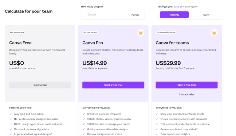 Canva Free Trial (2025) — Access 30 Days of Pro